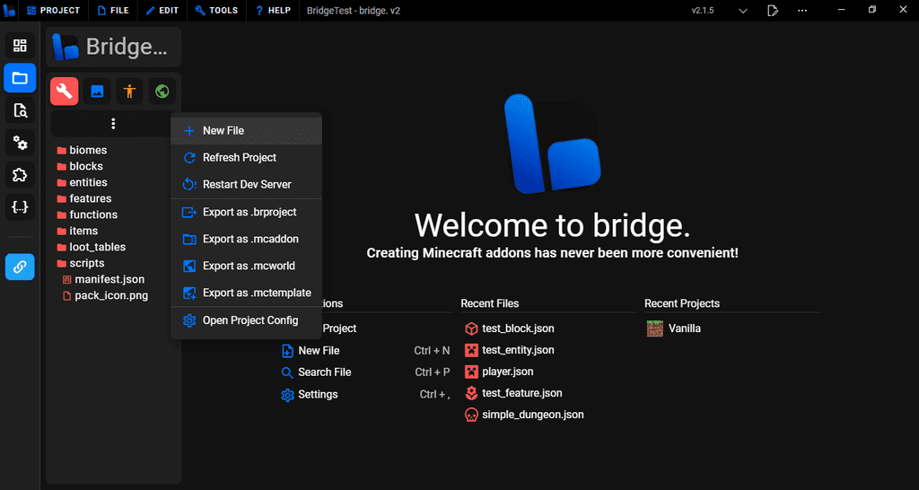 Getting Started - bridge.