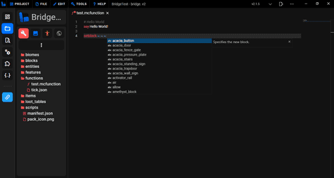 Getting Started - bridge.